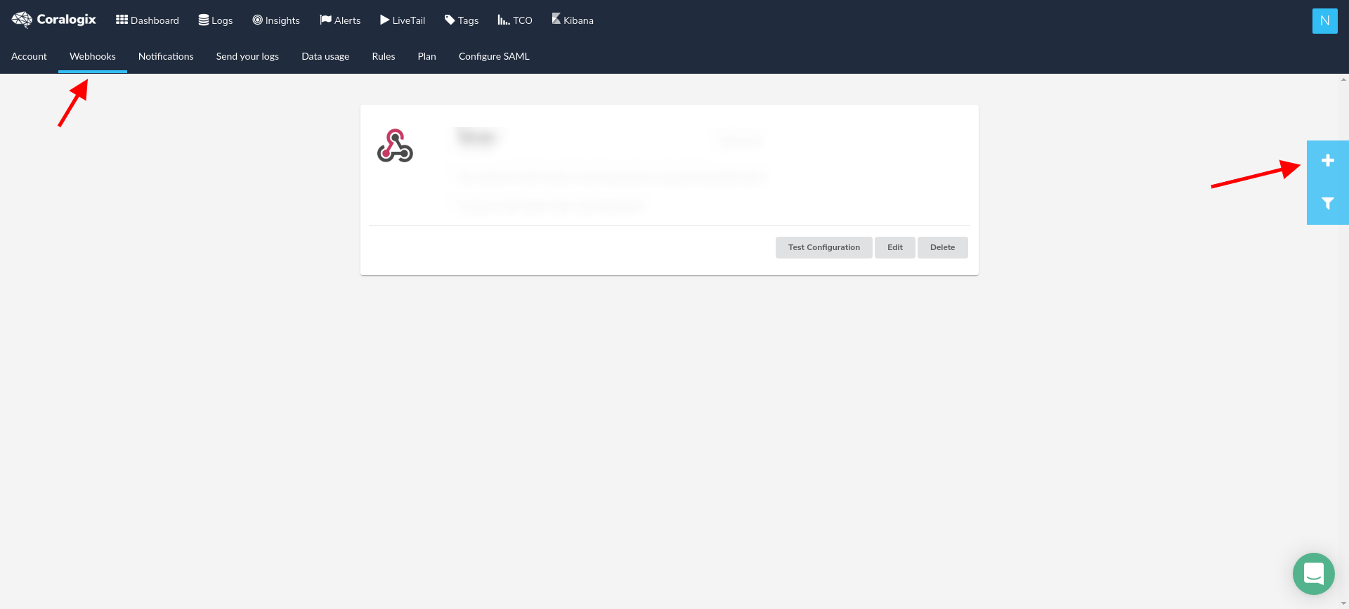 Coralogix Integration Zenduty Docs